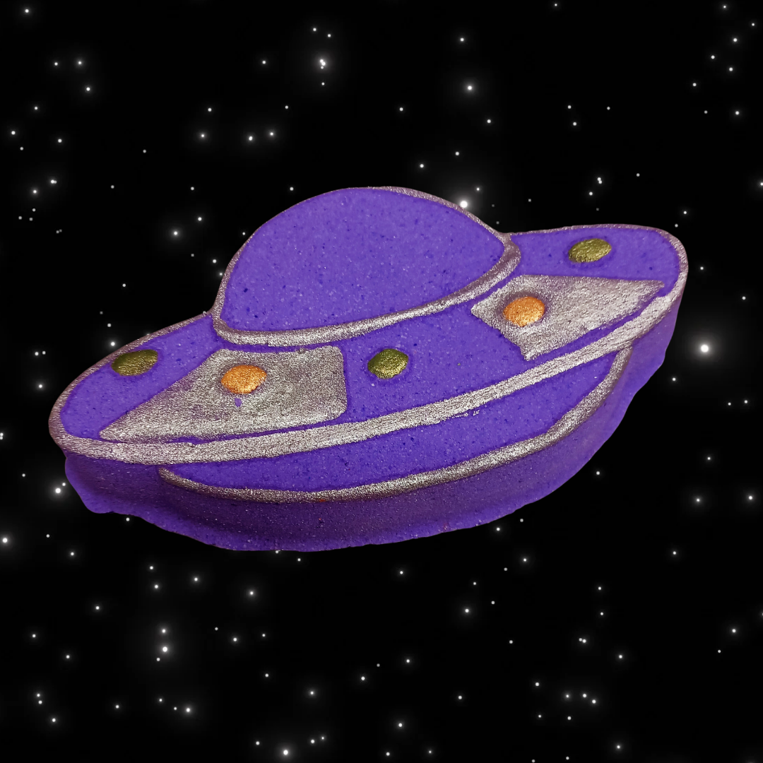 Alien Spaceship-Bath Bomb – The Smelly Bakery